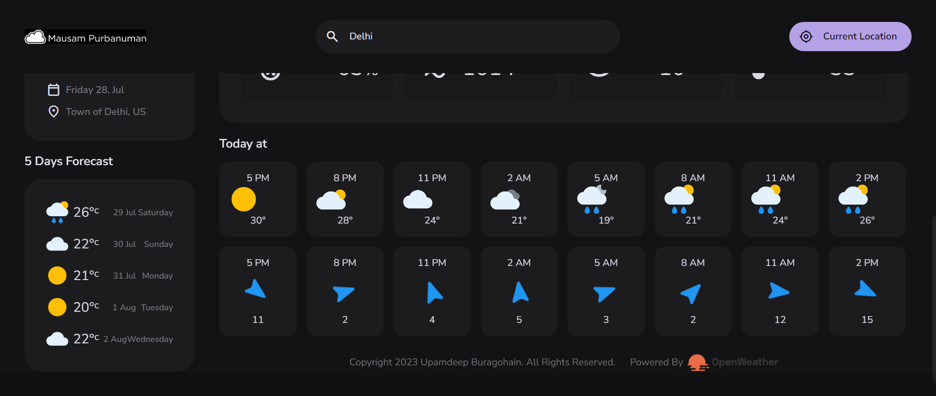 GitHub - Hengdang-Killer/Mausam-Purbanuman: Mausam Purbanuman is a weather forecasting web app ...