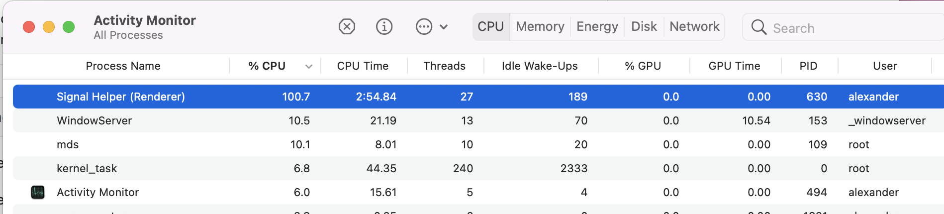 Signal Desktop GUI hogs CPU on macOS · Issue #3542 · signalapp/Signal-Desktop · GitHub