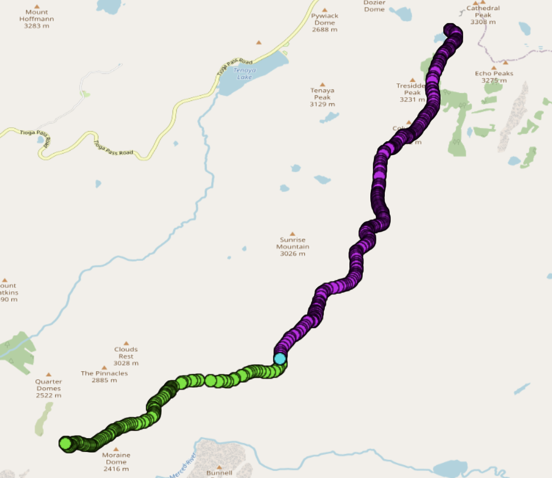 Trace route incorrectly truncates result route for a GPS track · Issue ...