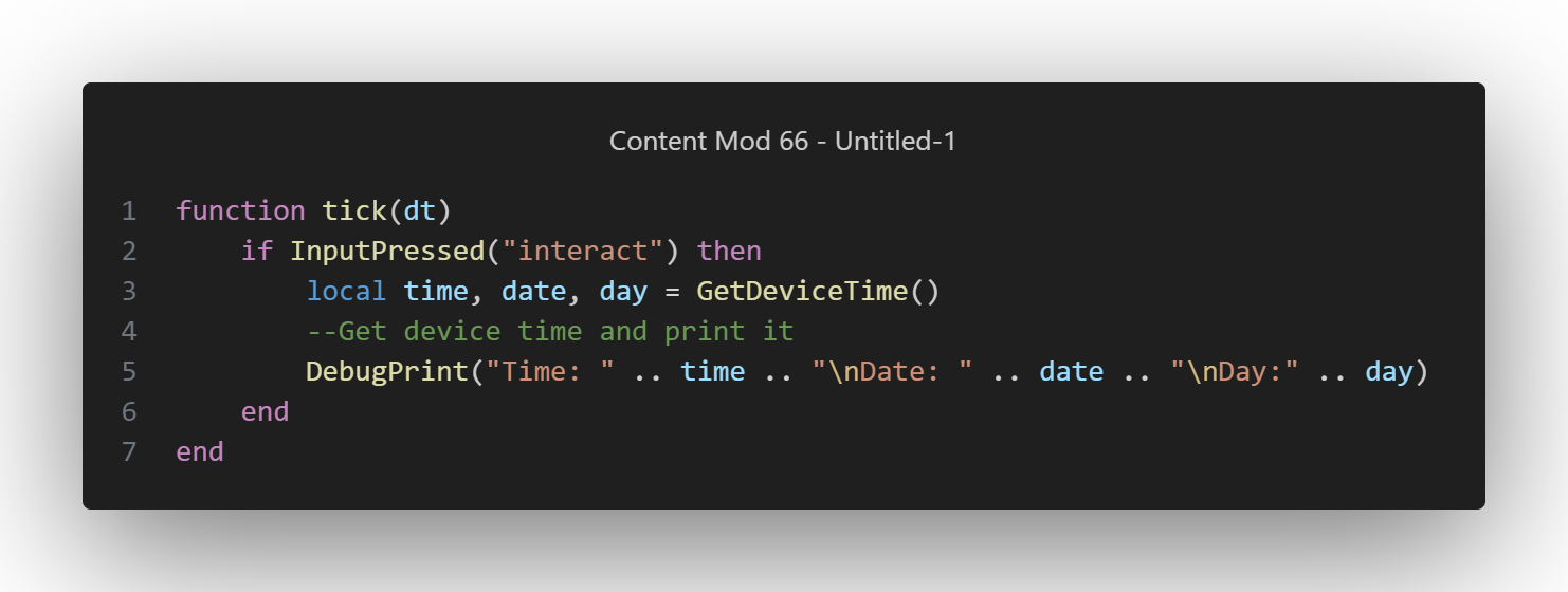Feature Getdevicetime Function · Issue 384 · Teardown Issue Tracker Maintainersteardown