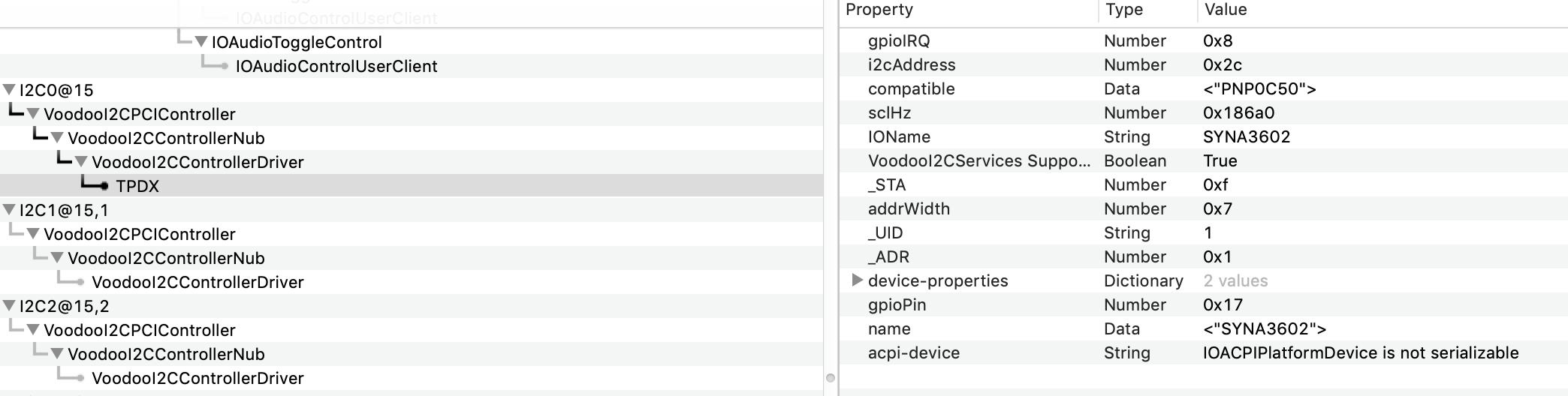 SYNA3602 is detected, but not working · Issue #203 · VoodooI2C ...
