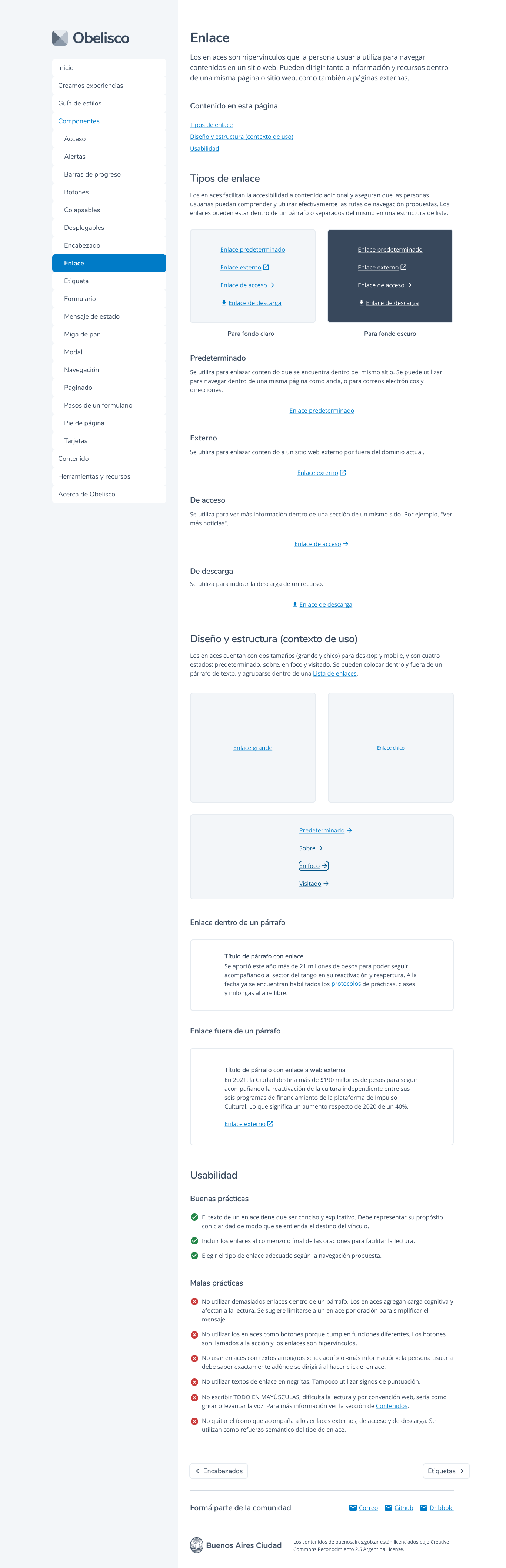 Enlaces · Issue #241 · gcba/estandares · GitHub