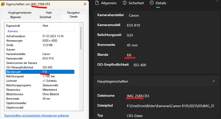 Incorrect Aperture values are shown for photos · Issue #11516 · files-community/Files · GitHub