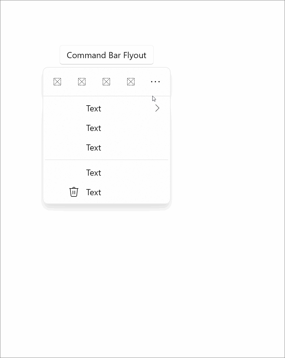 Commandbarflyout Secondary Commands Highlighting Issue · Issue 7922 · Microsoft Microsoft Ui