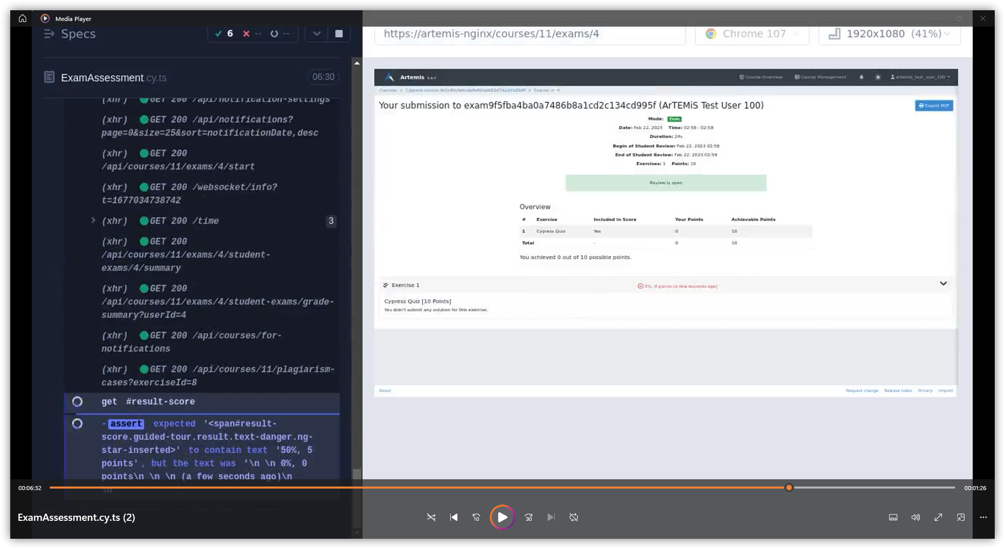 Exam overview sometimes shows no solution was submitted for quiz exercises · Issue #6287 ...