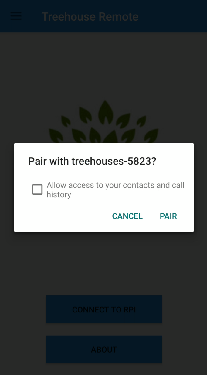 remove contacts and calls data allow when pairing permission from dialog · Issue #151 ...