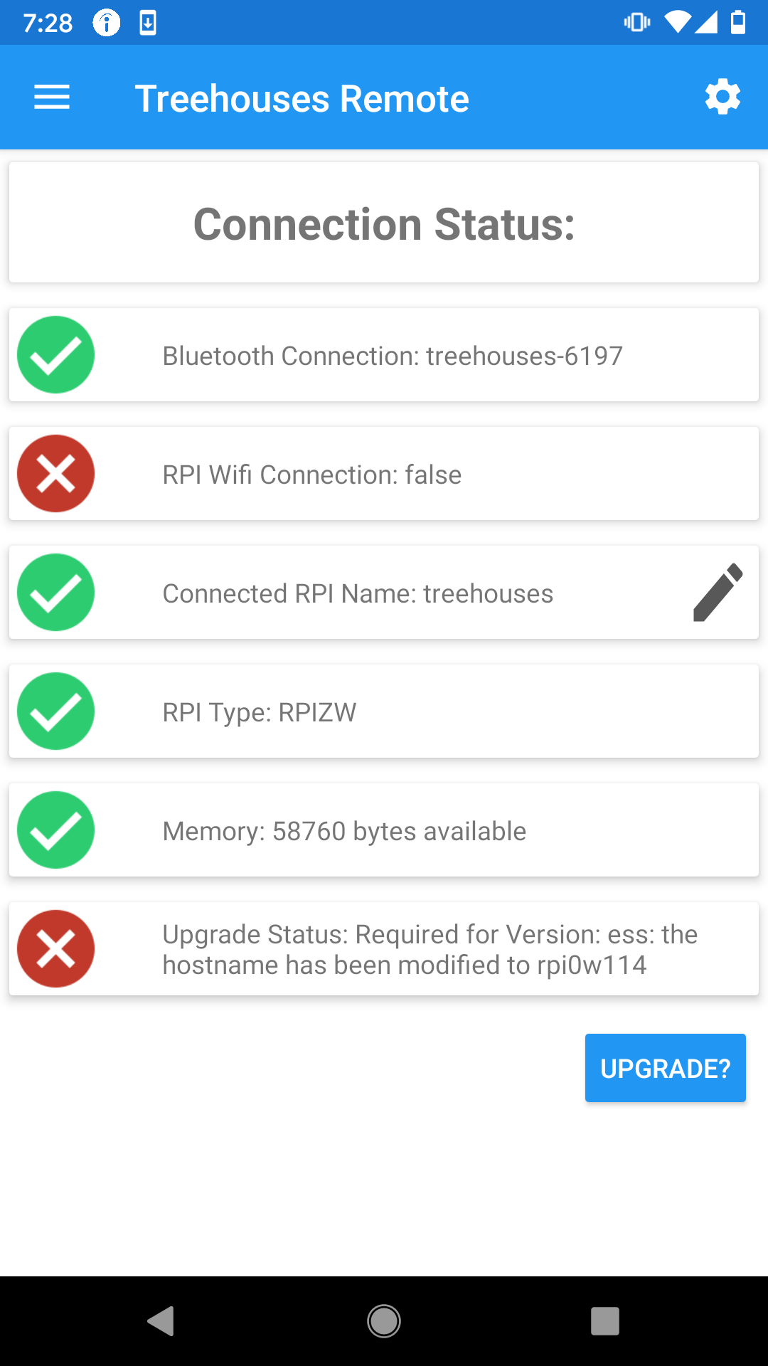 status: show upgrade only if internet is true · Issue #528 · treehouses/remote · GitHub