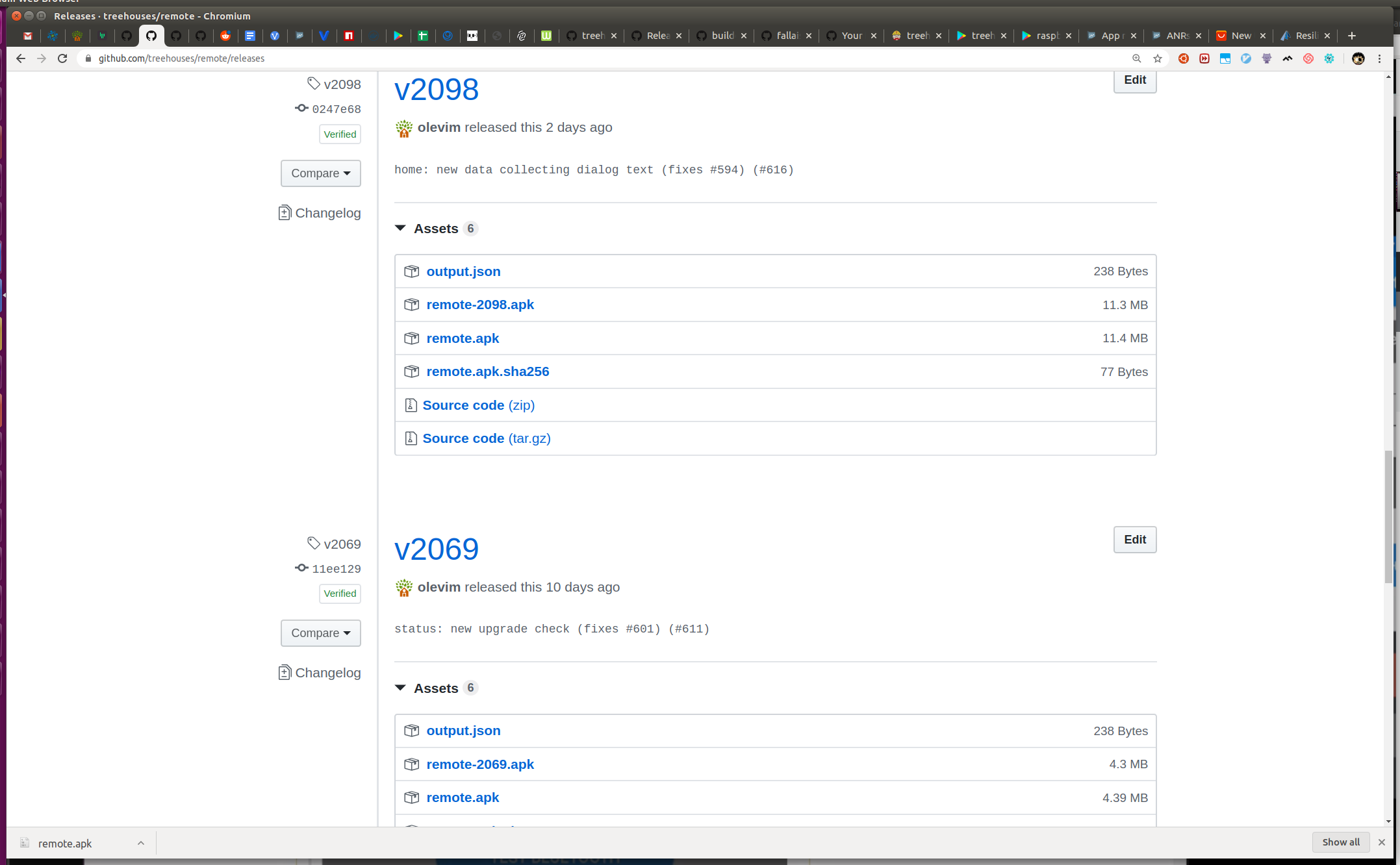 apk increased by nearly triple · Issue #629 · treehouses/remote · GitHub