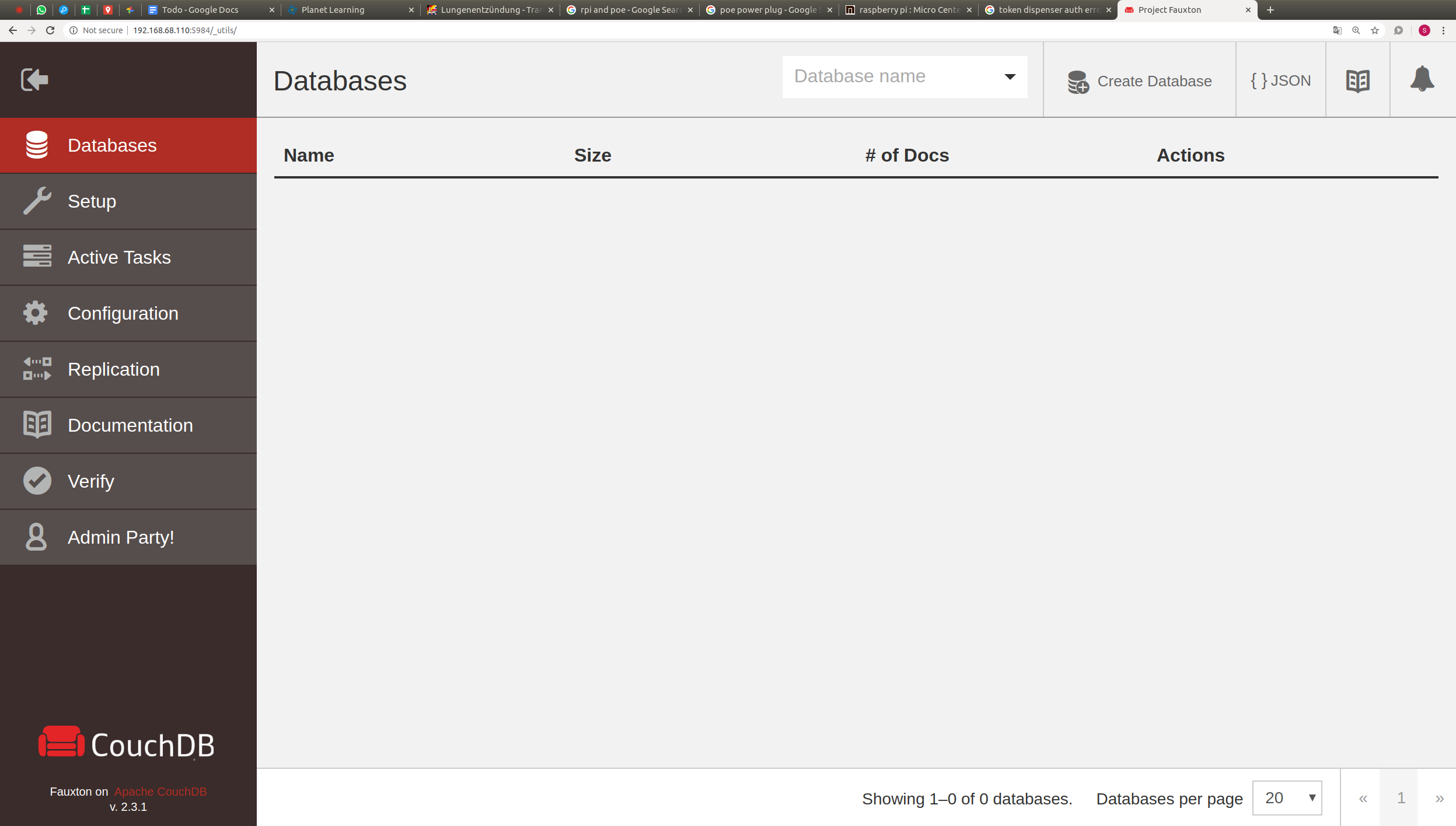 Treehouses Services Couchdb Url Local With Directory Utils · Issue