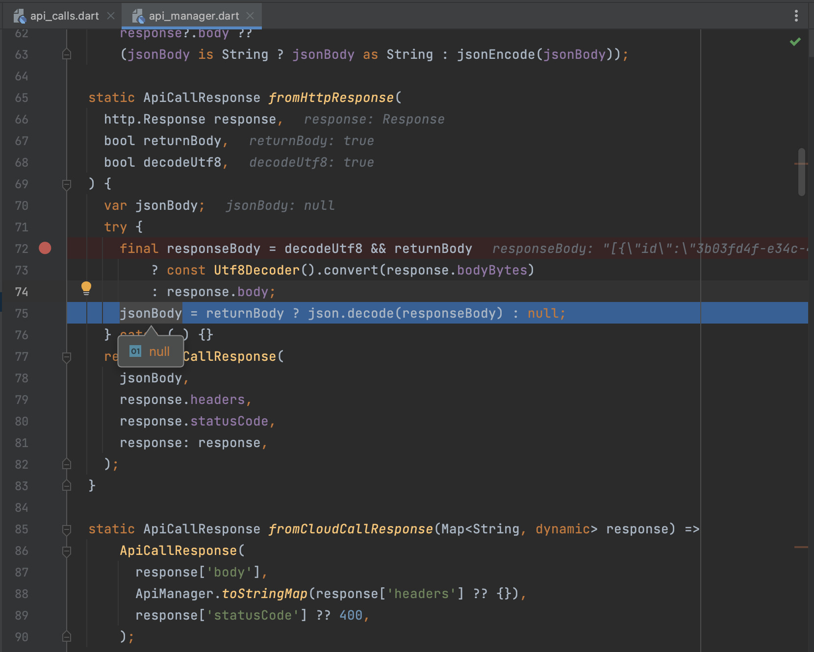 JSON Response is NULL after importing from Swagger · Issue #1310 · FlutterFlow/flutterflow ...
