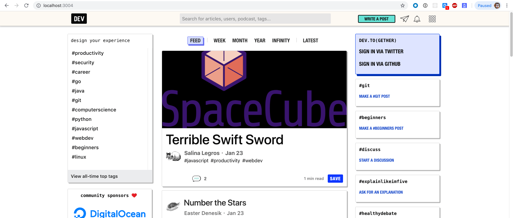 Search term autocomplete · Issue #1643 · forem/forem · GitHub