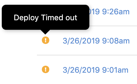 ERROR Unable to update deploy status in Rollbar: The deploy can not be updated because its ...