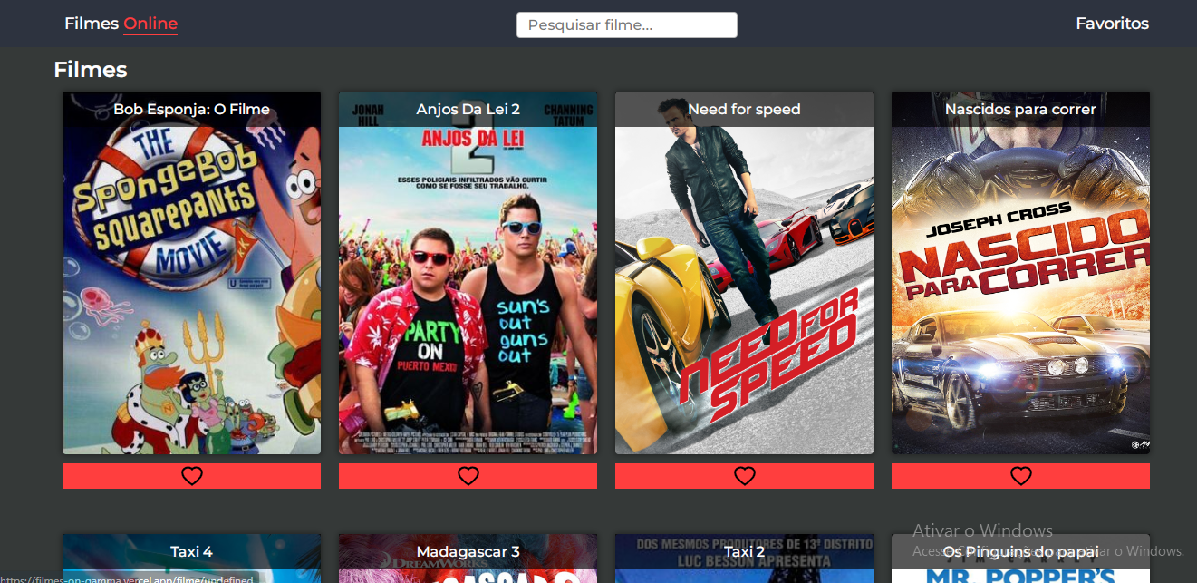 GitHub - GuilhermeShow/Filmes_on