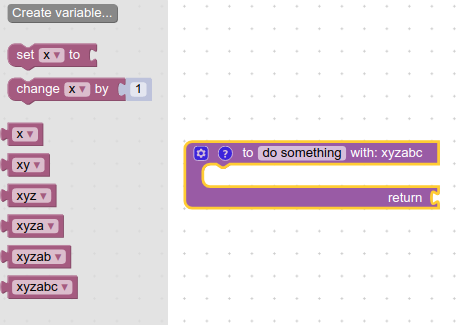 Too many variables get created when editing the name of a procedure ...