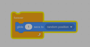 Using say blocks in a sprite with an empty costume makes the stage ...