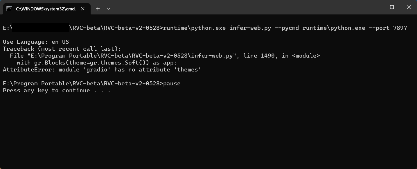 port 7897 · Issue #554 · RVC-Project/Retrieval-based-Voice-Conversion-WebUI · GitHub