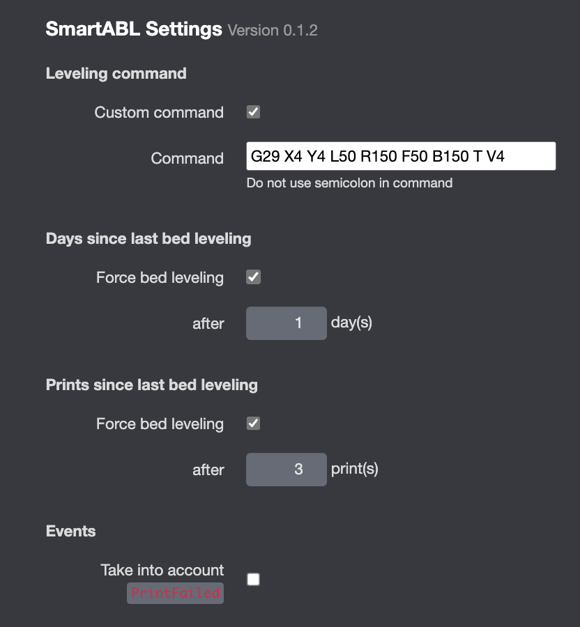 [Request] - allow for custom G29 codes to be used · Issue #1 · scmanjarrez/OctoPrint-SmartABL ...