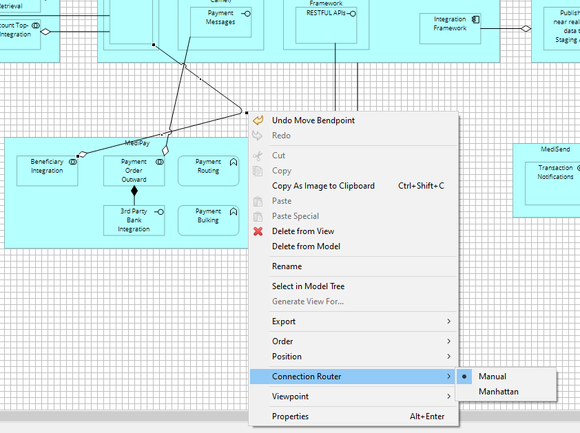 Add menu option to straighten connectors (which are manually bended?) · Issue #896 ...