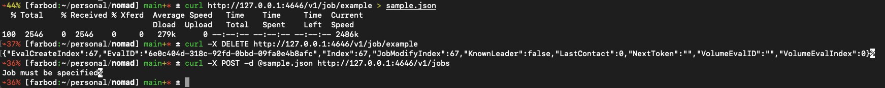 Registering A Job Through Api · Issue 16061 · Hashicorpnomad · Github