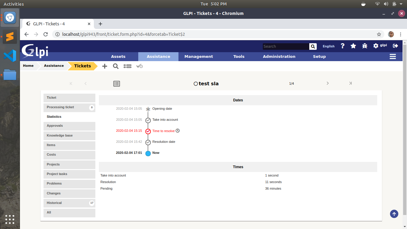 Pending time not considered when SLA is changed · Issue #6902 · glpi ...