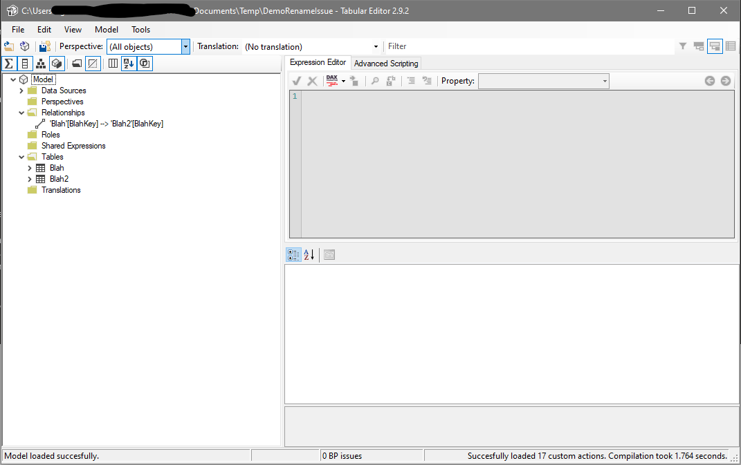 Renaming a table loses its relationships · Issue #397 · TabularEditor/TabularEditor · GitHub