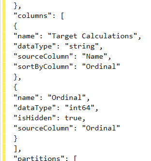 Calculation Groups with Columns in "Ordinal, Name" order return ...