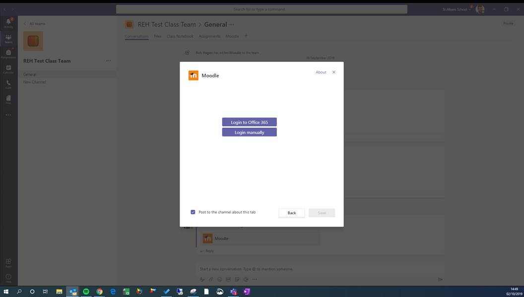 Moodle O365 Teams integration · Issue #1155 · microsoft/o365-moodle · GitHub