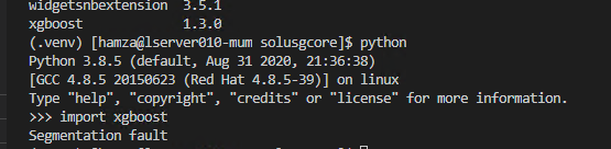 xgboost==1.3.0 fails at import: Segmentation Fault · Issue #6480 · dmlc ...
