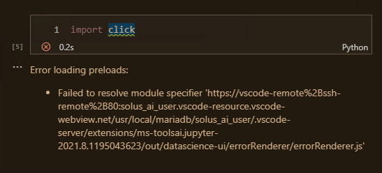 Error: "Error Loading Preloads" instead of "ModuleNotFoundError" · Issue #7045 · microsoft ...