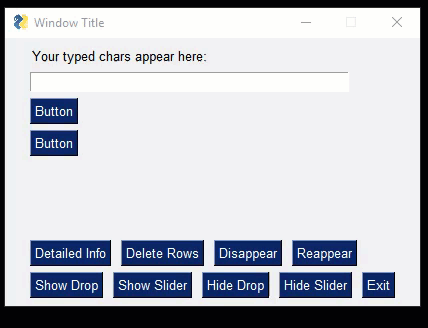 Dynamic load more GUI elements · Issue #845 · PySimpleGUI/PySimpleGUI · GitHub
