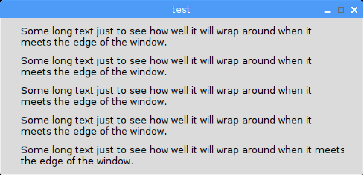 Disappearing text in Text Element wrapping · Issue #1515 · PySimpleGUI/PySimpleGUI · GitHub