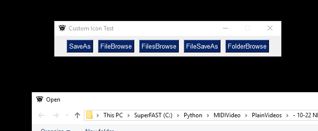 Custom Icon also for FileBrowse / FileSaveAs etc. window · Issue #1685 · PySimpleGUI/PySimpleGUI ...