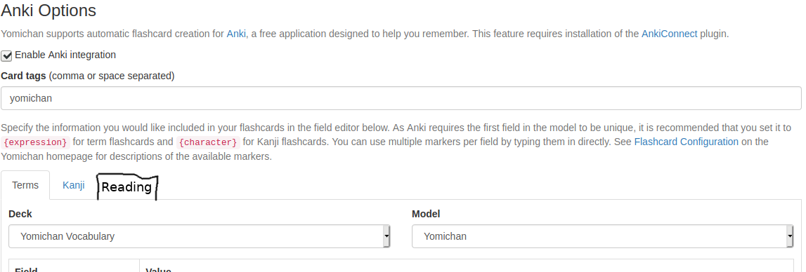 [Feature request] Separate Anki flashcard configuration for "Add Reading" · Issue #875 · FooSoft ...
