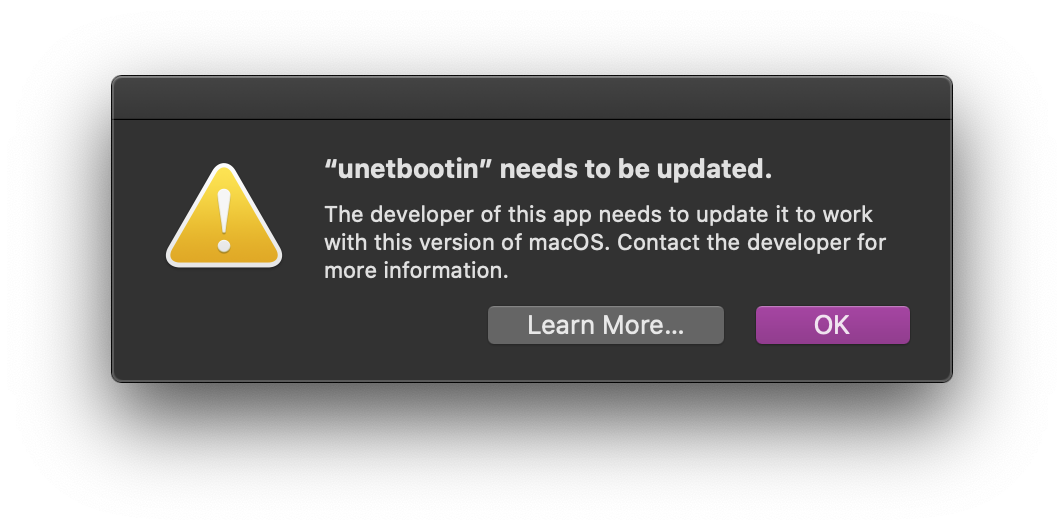 Update unetbootin to 64-bit for Mac [Critical] · Issue #172 ...