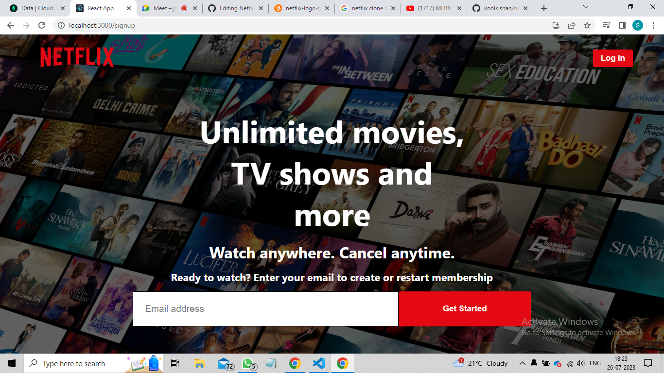 GitHub - Shrinath-kashid/Netflix-clone