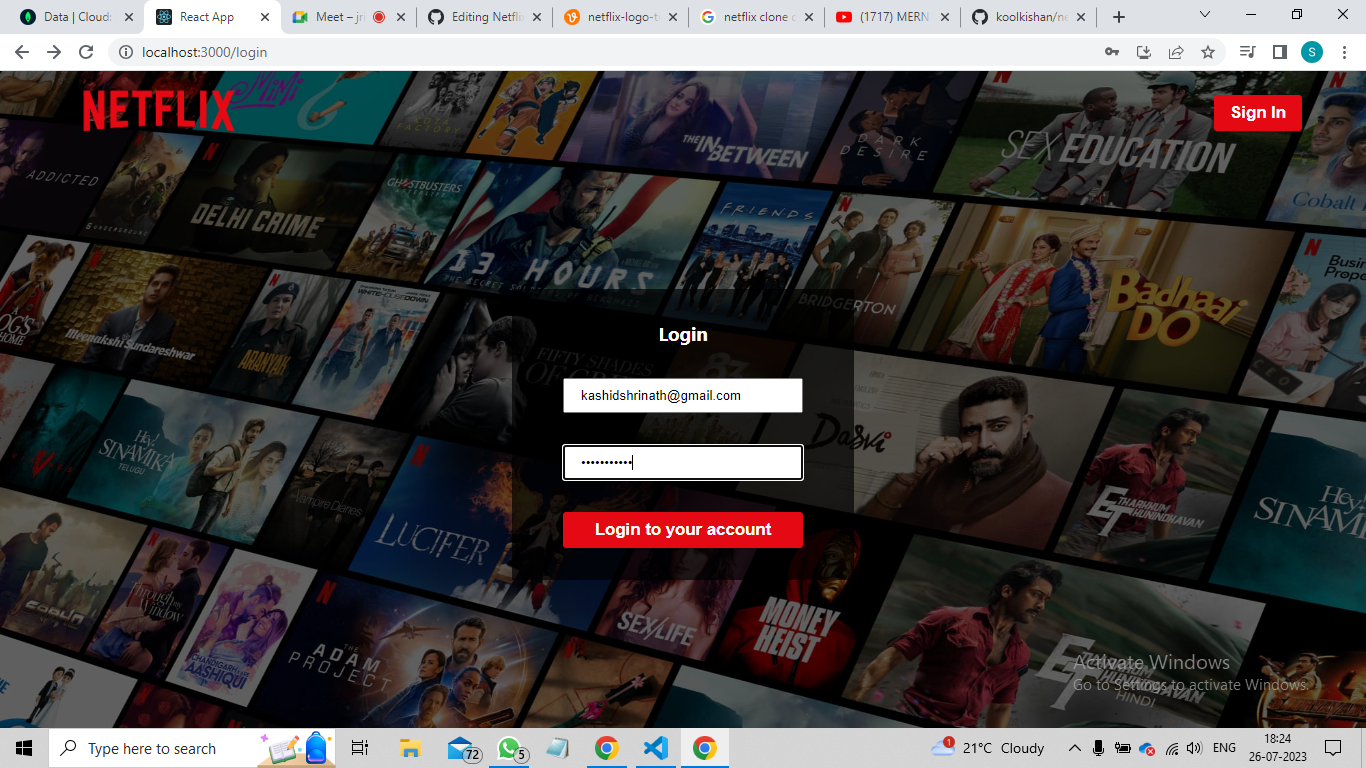 GitHub - Shrinath-kashid/Netflix-clone