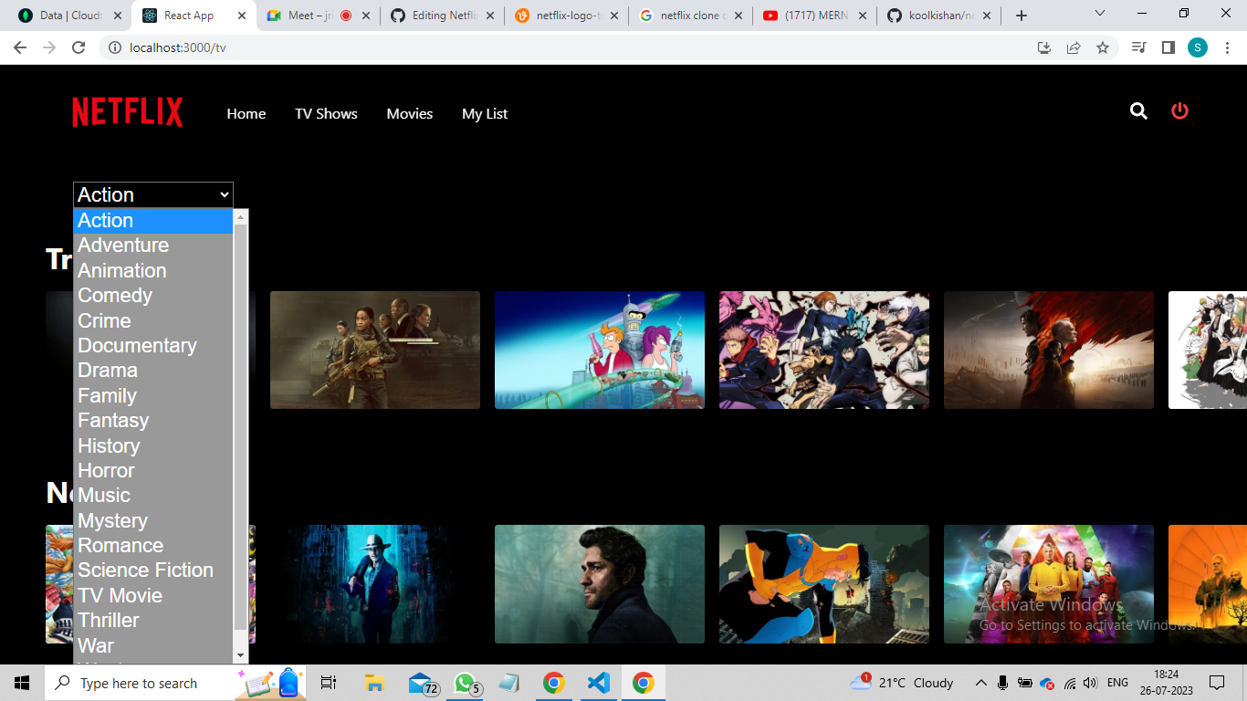GitHub - Shrinath-kashid/Netflix-clone