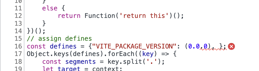Semvars In An Env Variable Throw An Error In Vite · Issue 11858 · Vitejsvite · Github