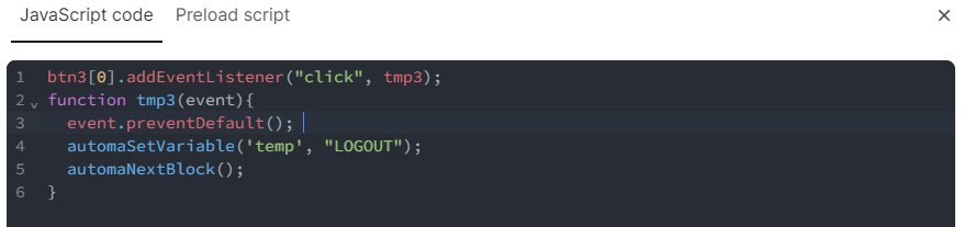 Built-in function not working inside JavaScript block · Issue #1283 · AutomaApp/automa · GitHub