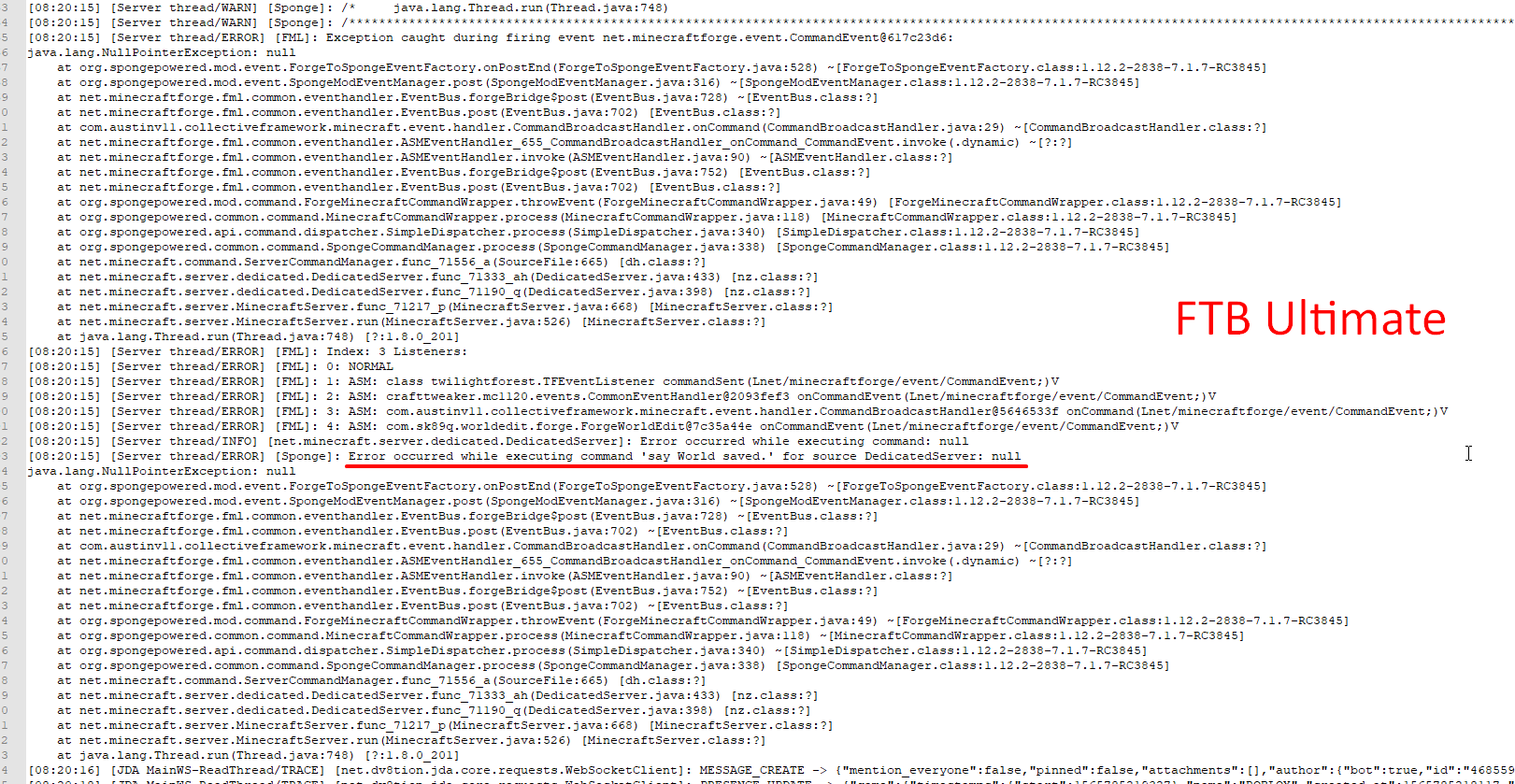 Update sponge causing spam · Issue #2930 · SpongePowered/SpongeForge · GitHub