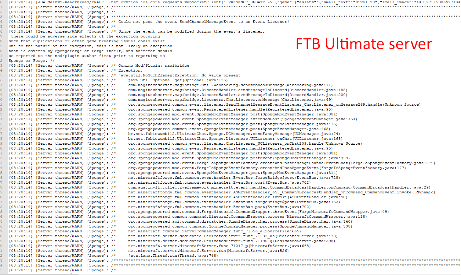 Update sponge causing spam · Issue #2930 · SpongePowered/SpongeForge · GitHub