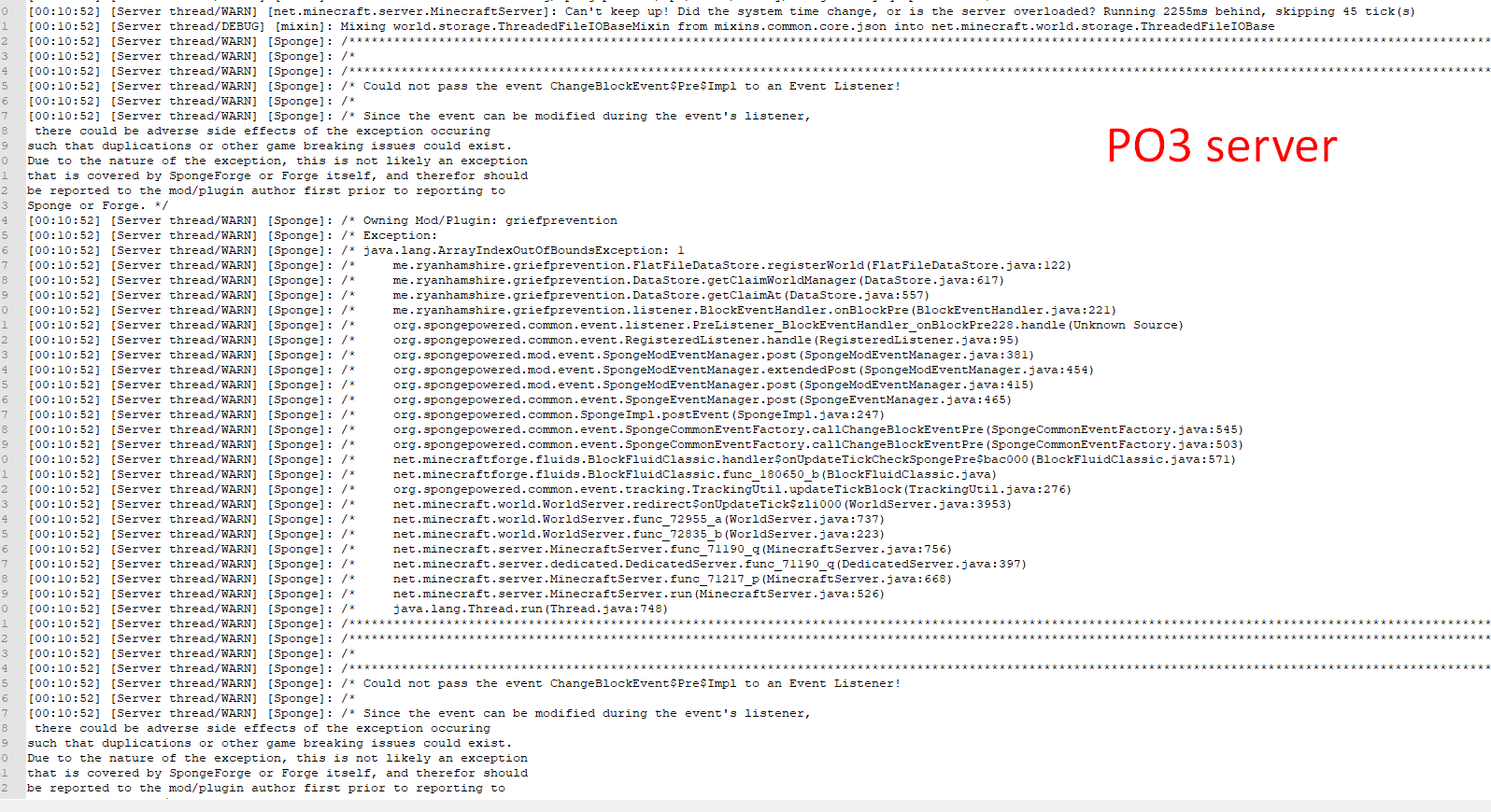 Update sponge causing spam · Issue #2930 · SpongePowered/SpongeForge · GitHub