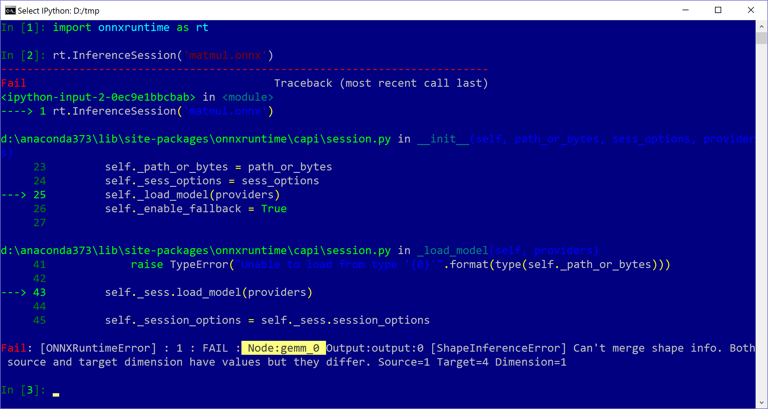 ORT throws GEMM error, but there's no GEMM operator in model · Issue #3764 · microsoft ...