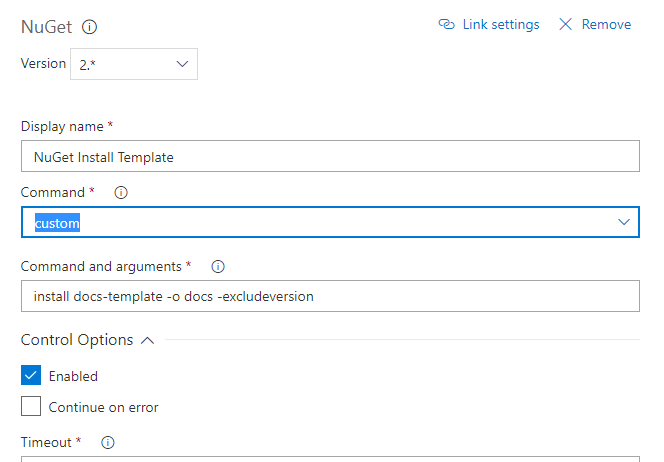 Task: NuGet Custom wont't let you choose the VSTS Feed · Issue #7755 · microsoft/azure-pipelines ...