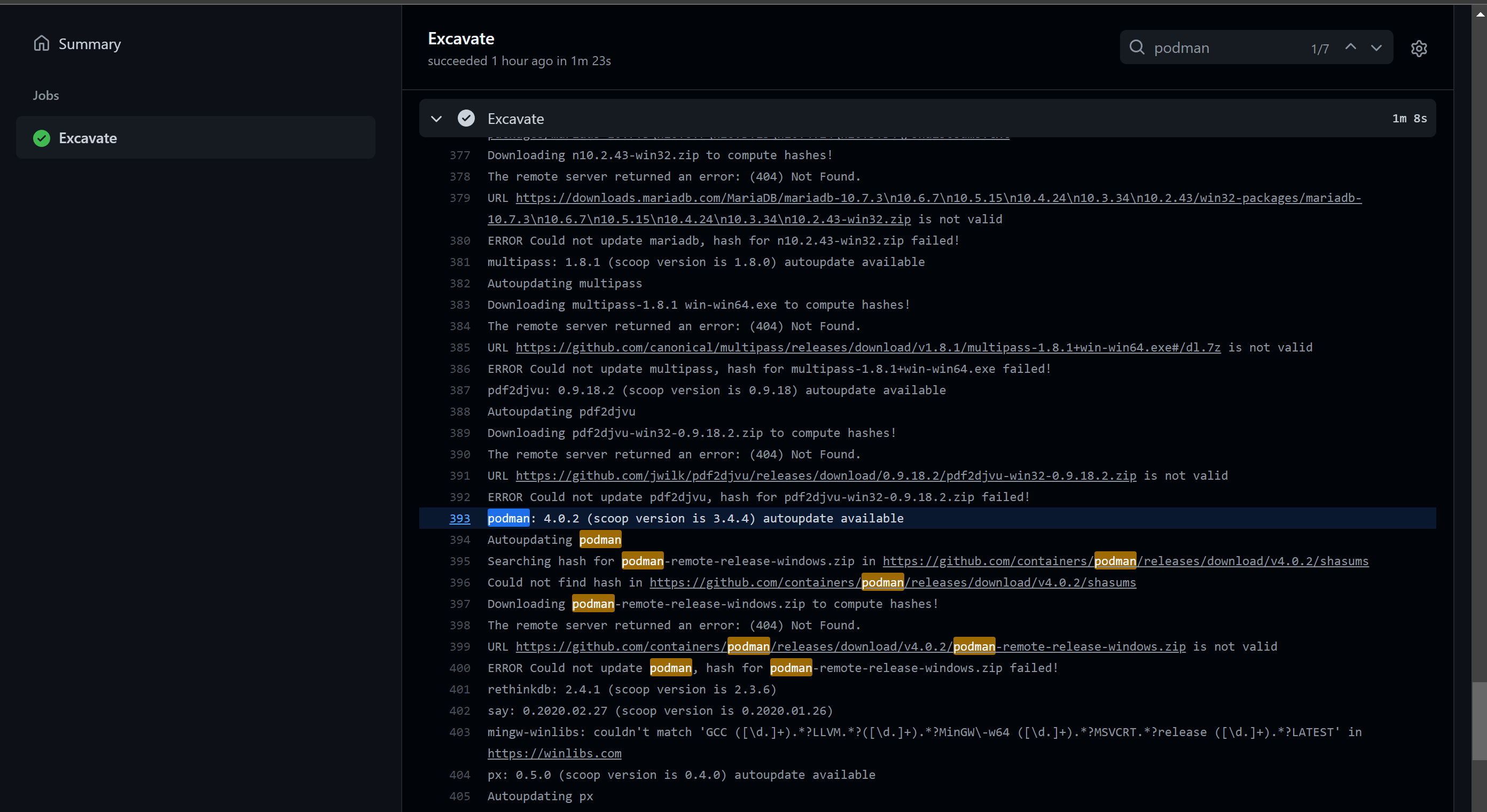 podman: static binaries name changed · Issue #3348 · ScoopInstaller/Main · GitHub