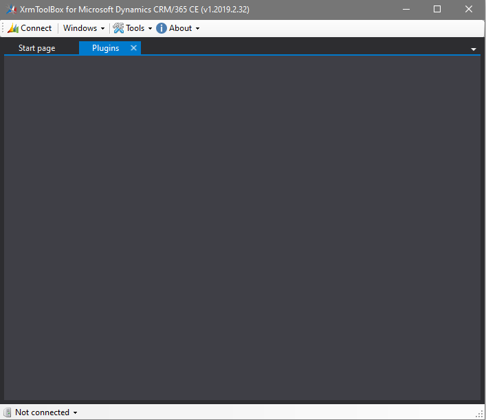 blank screen · Issue #861 · MscrmTools/XrmToolBox · GitHub