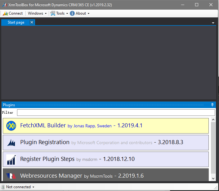 blank screen · Issue #861 · MscrmTools/XrmToolBox · GitHub
