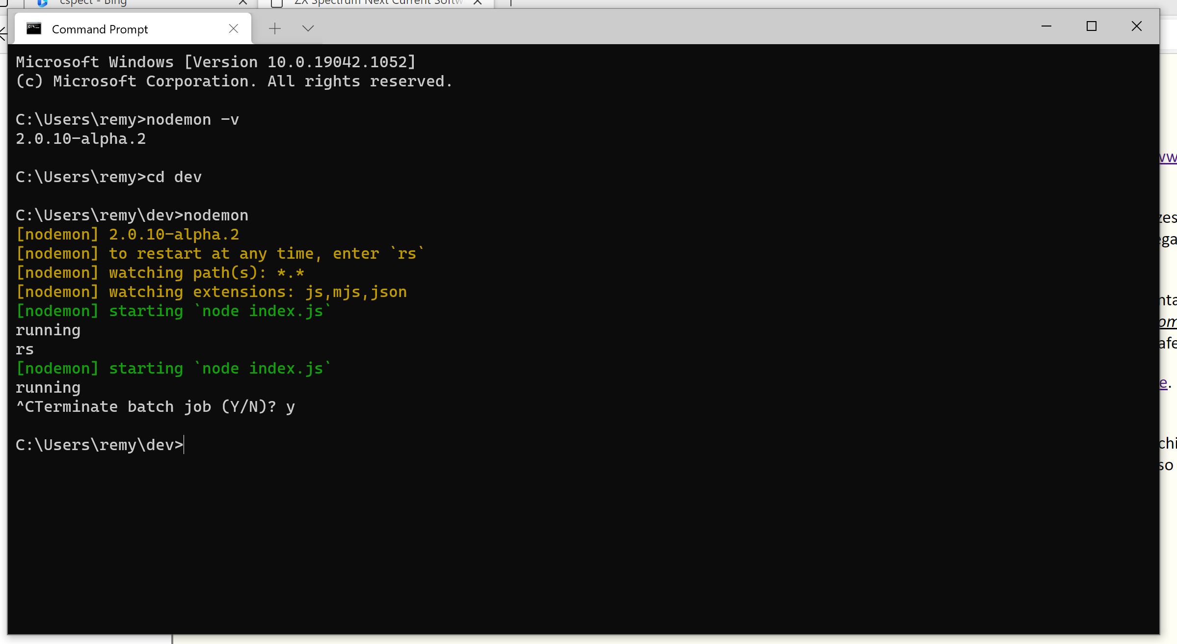 upon updating to 2.0.9^ Unhandled promise rejection warning on save while running nodemon ...