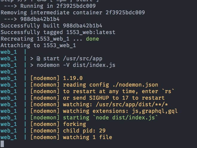 Configuration file works outside docker but not inside · Issue #1553 · remy/nodemon · GitHub