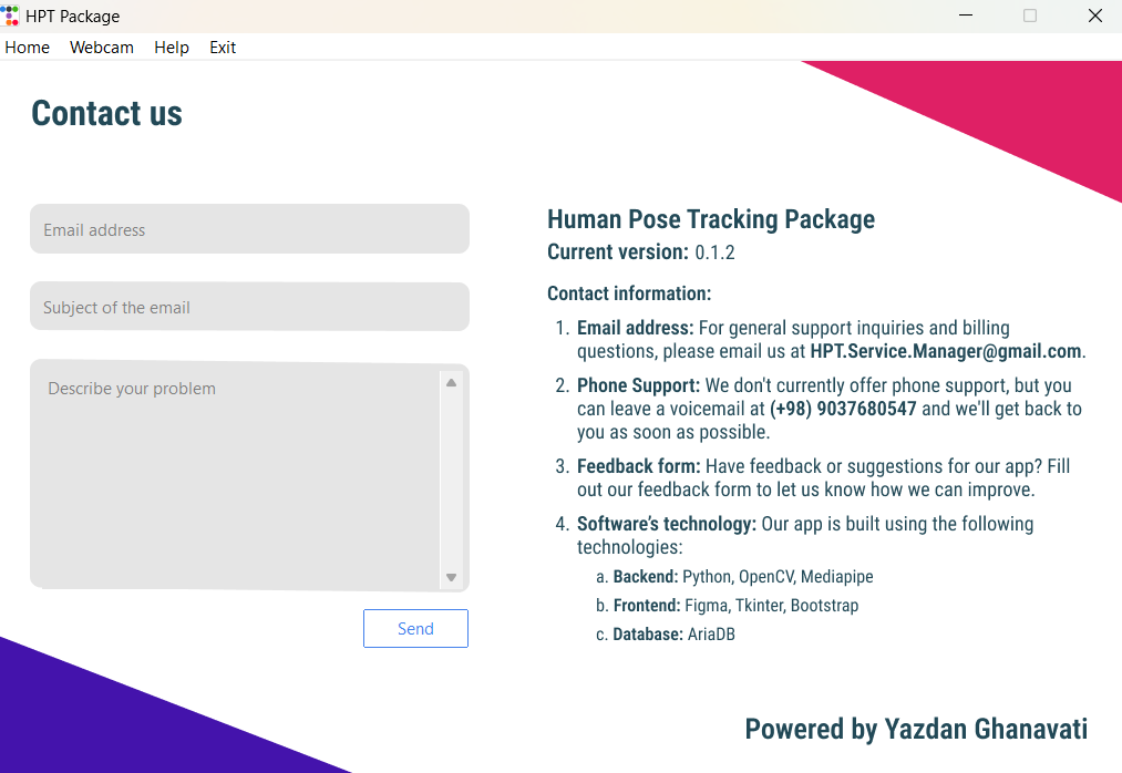 GitHub - Yazdan-Ghanavati/Human-Pose-Tracking-Package